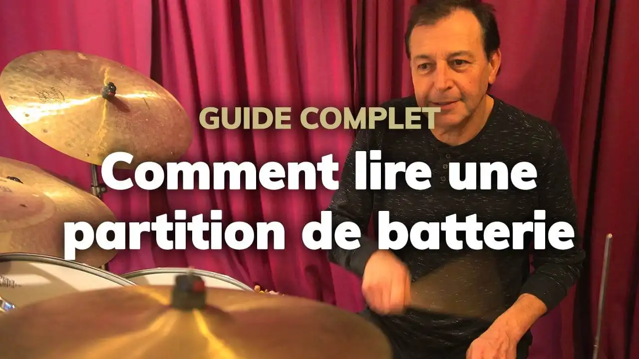 Comment lire une partition de batterie [Guide complet] - Académie Puchol