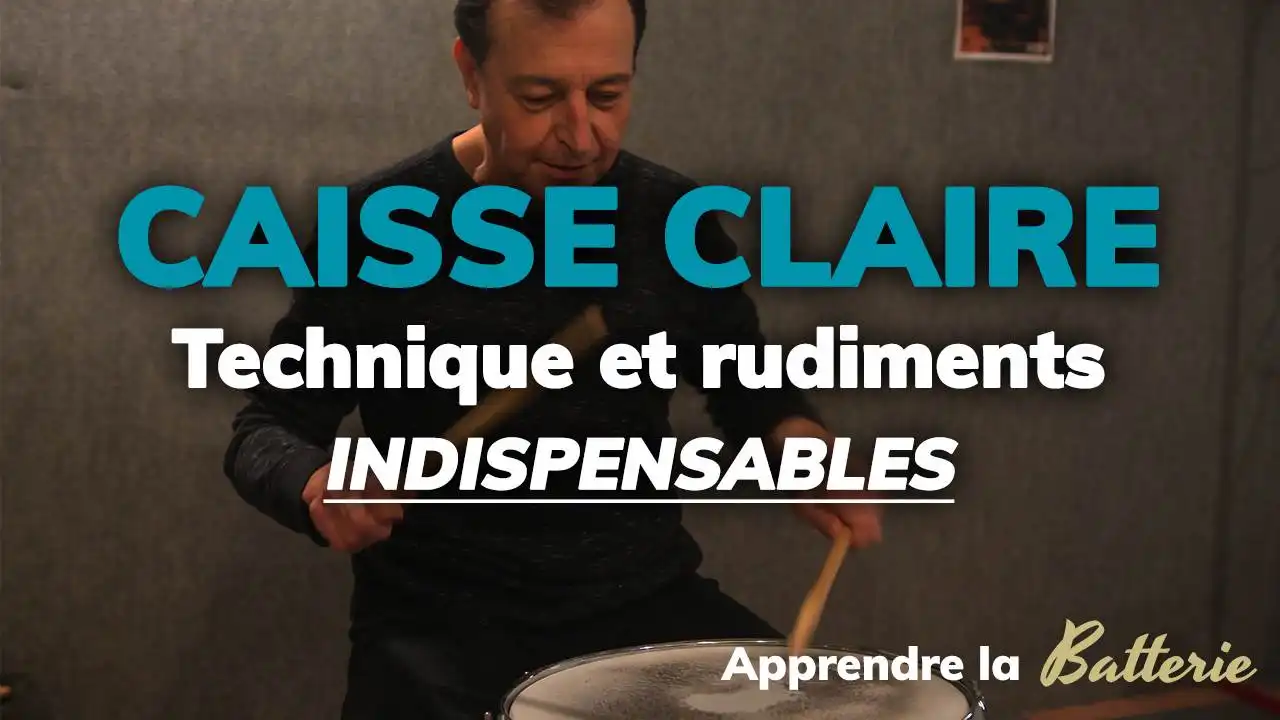 Les 10 rudiments indispensables à la batterie - Académie Puchol